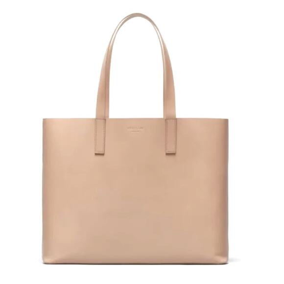 Everlane | Bags | Everlane Pinkish Tan Leather Day In Market Tote Large ...